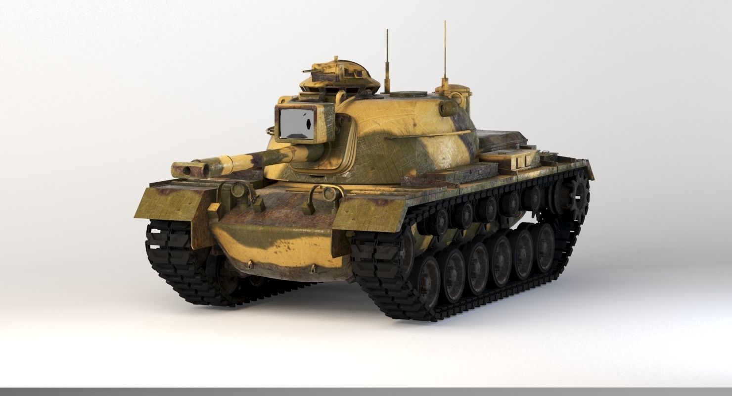 M48 Patton Tank 3D model | CGTrader