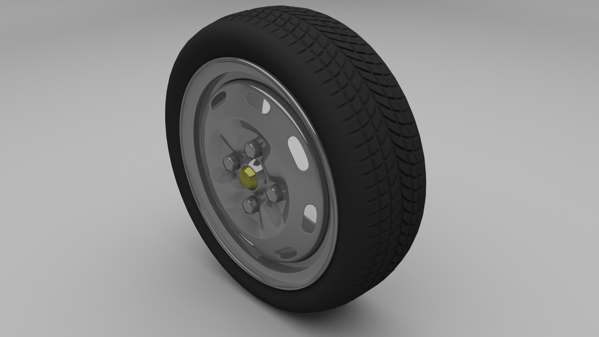 Lada Wheel 3D model | CGTrader