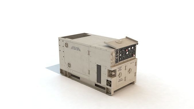 Diesel Generator MEP803A 10kW 3D model | CGTrader