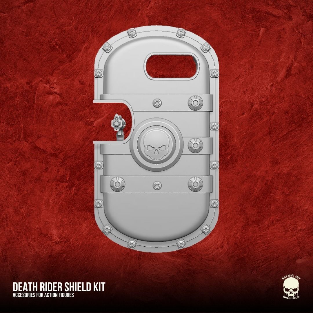 Deathrider Shield 3D printable files for Action Figures 3D model 3D ...