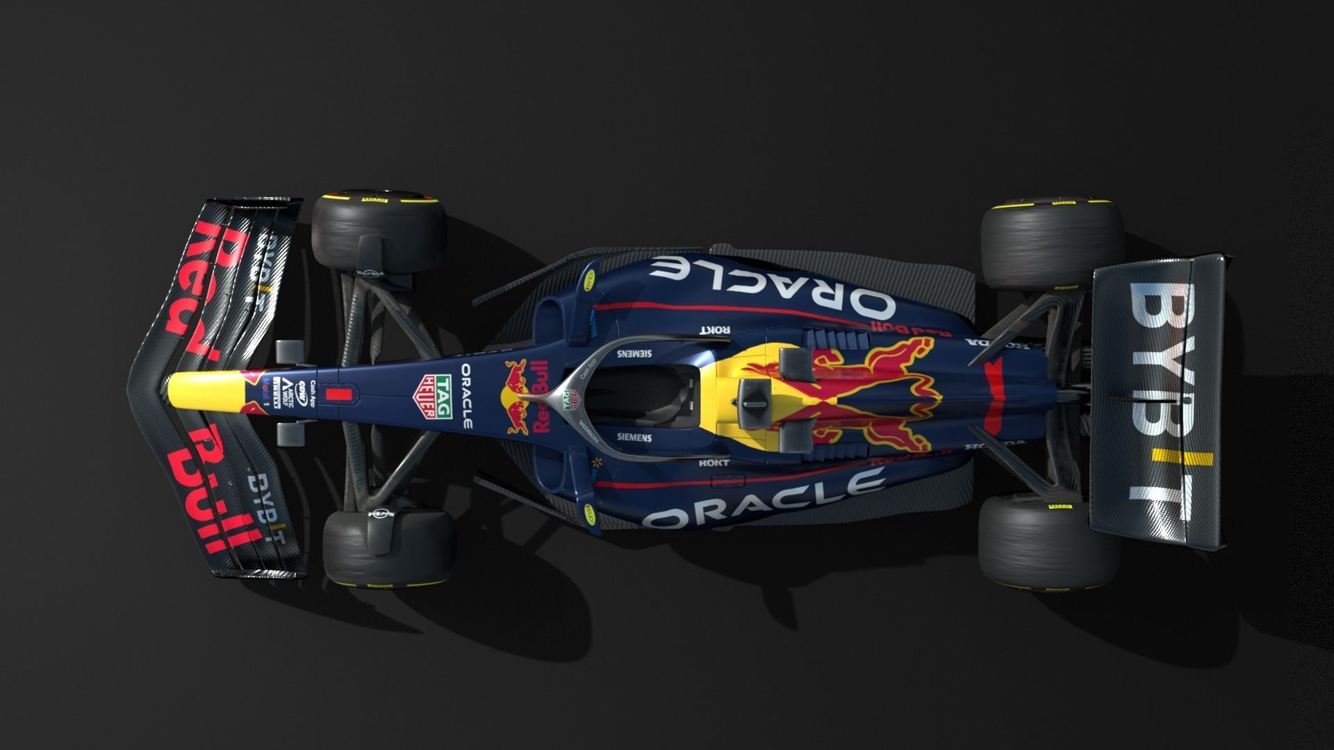 3D model RedBull RB19 Rigged VR / AR / low-poly | CGTrader