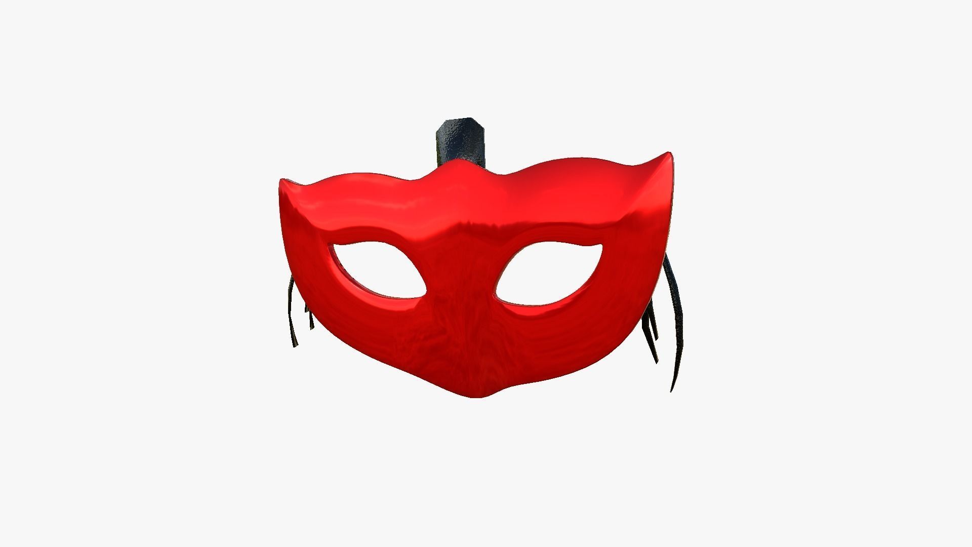 3D model Carnival Mask E12 Black Red - Costume Character Design VR / AR ...