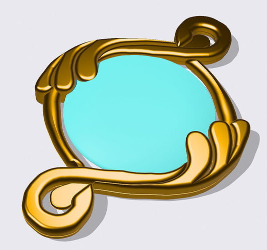 Fontaine Ousia Vision Genshin Impact 3D model 3D printable | CGTrader