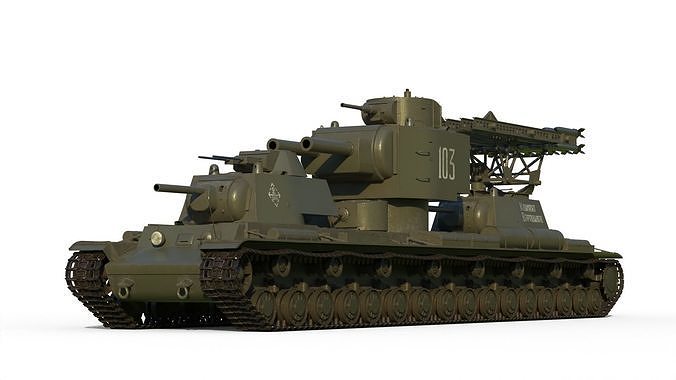 KV-6 Behemoth tank 3D model | CGTrader