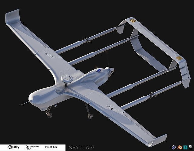 3D model Military Spy UAV VR / AR / low-poly | CGTrader