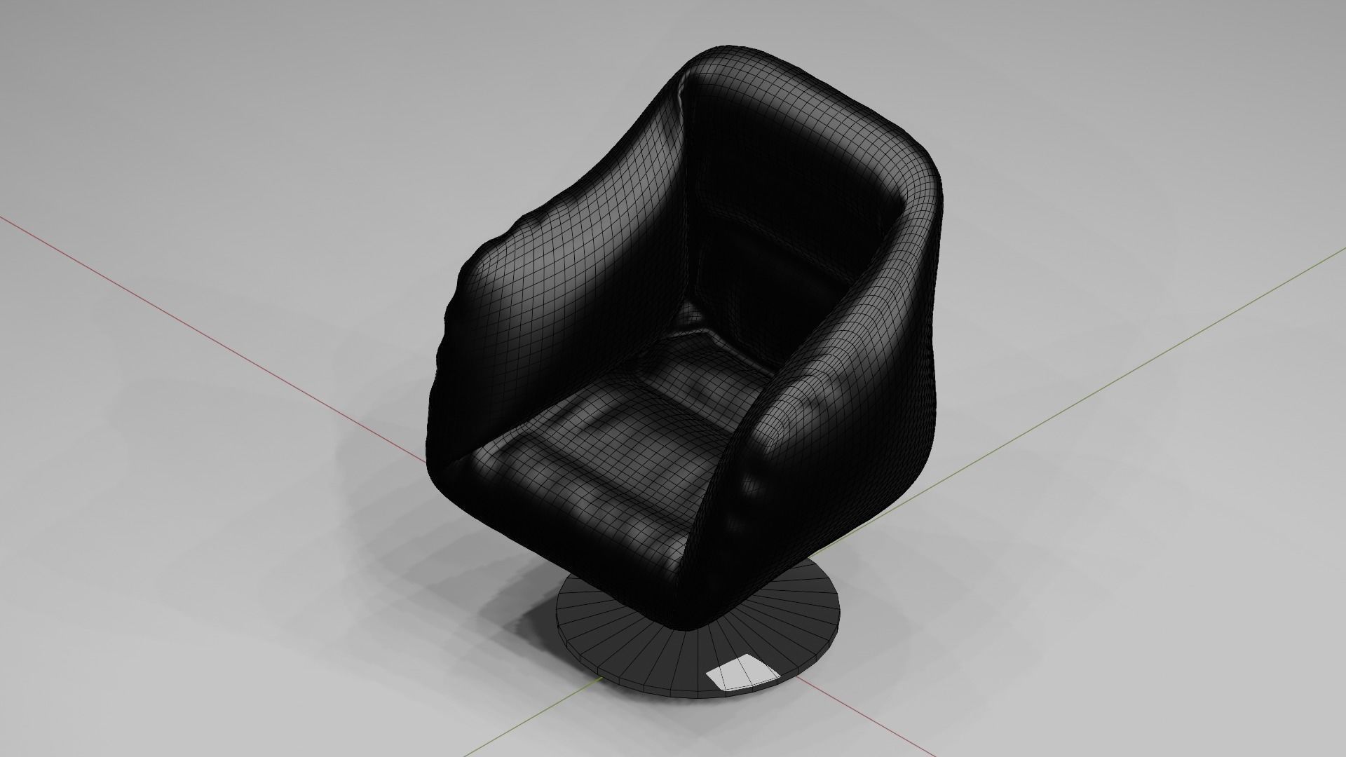3D Chair model low-poly ready for game free VR / AR / low-poly 3D model ...