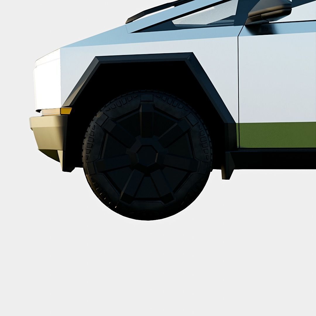 Tesla Cybertruck 2024 Production Version free VR / AR / low-poly 3D ...