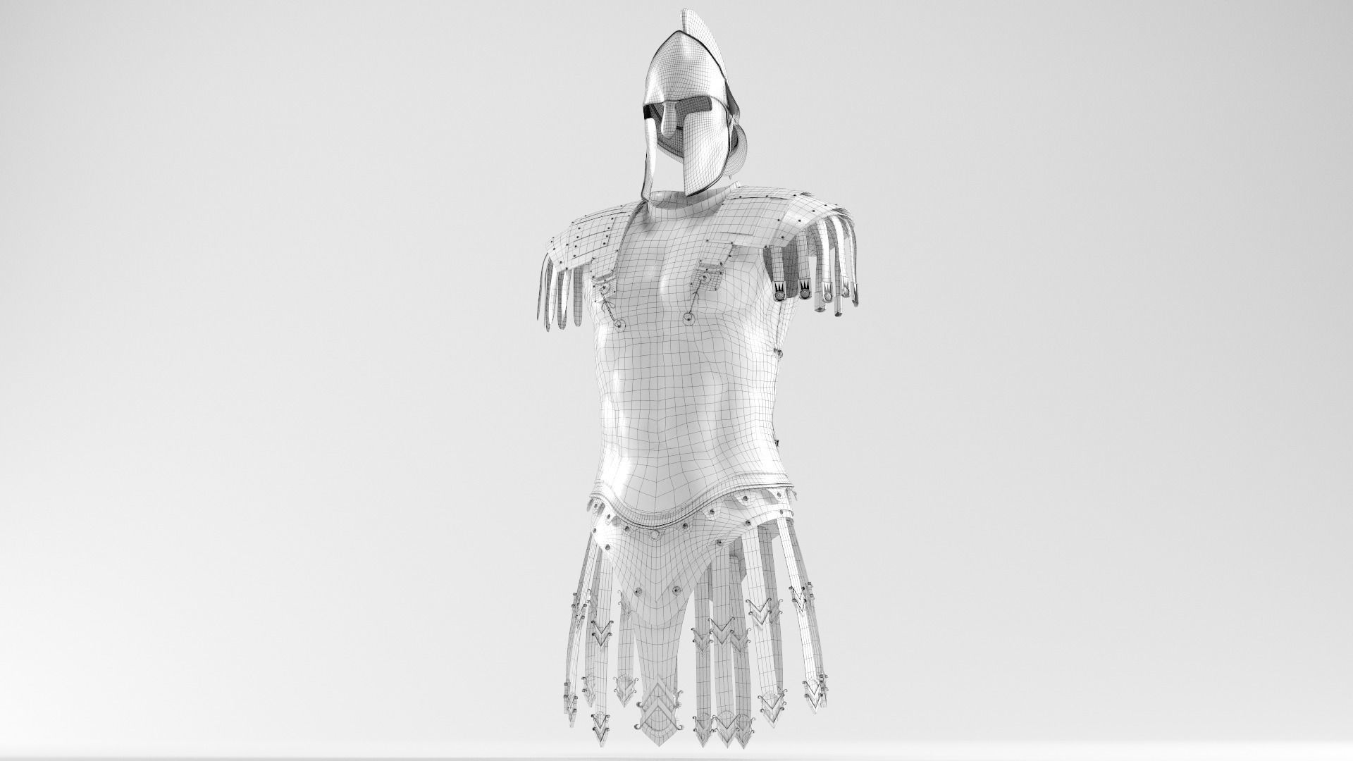 3D model Spartan Warrior Suit 3D Model Set VR / AR / low-poly | CGTrader