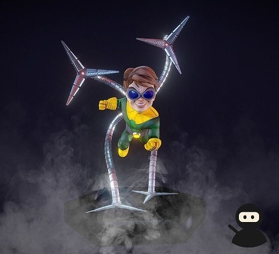 Doc Ock Cartoon 3D model | CGTrader