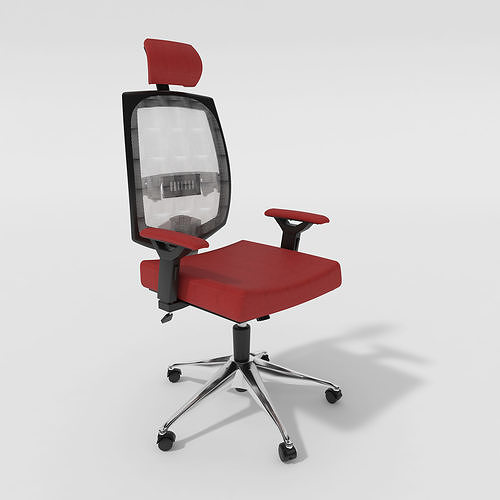 The main office chair has six designs 3D model animated | CGTrader