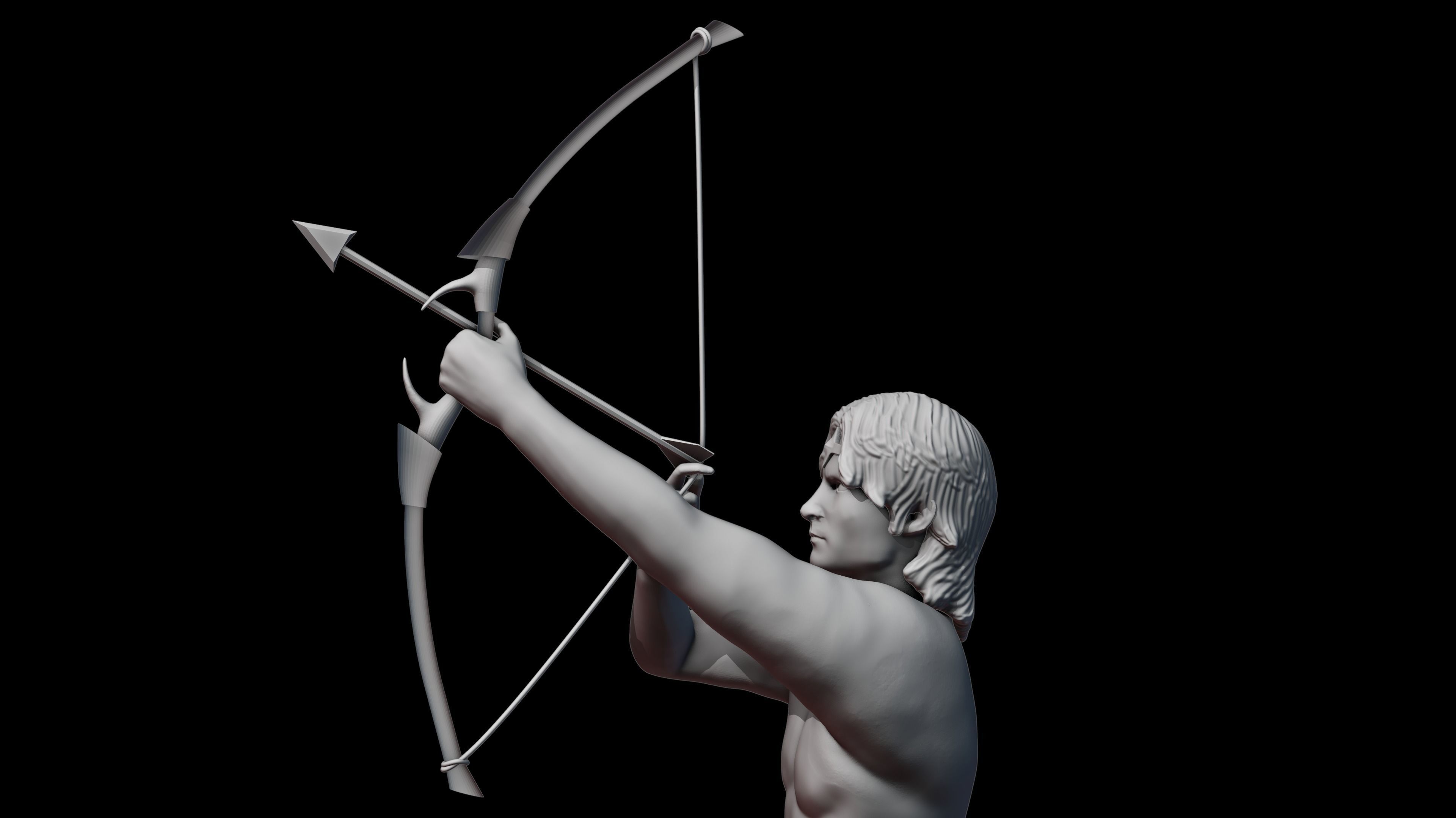 Sagittarius Zodiac sign Mystical Centaur Creature Sculpture 3D model 3D ...