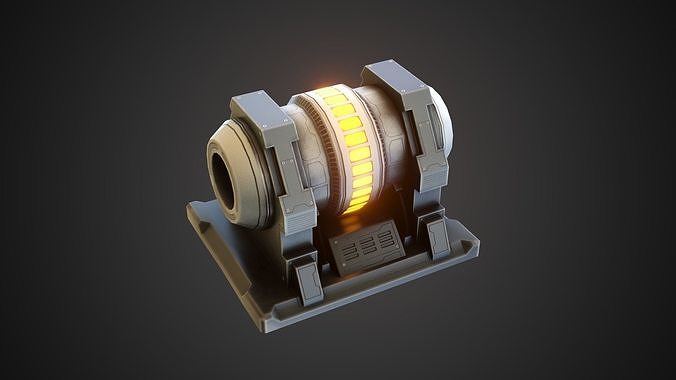 3D model sci-fi stylized reactor VR / AR / low-poly | CGTrader