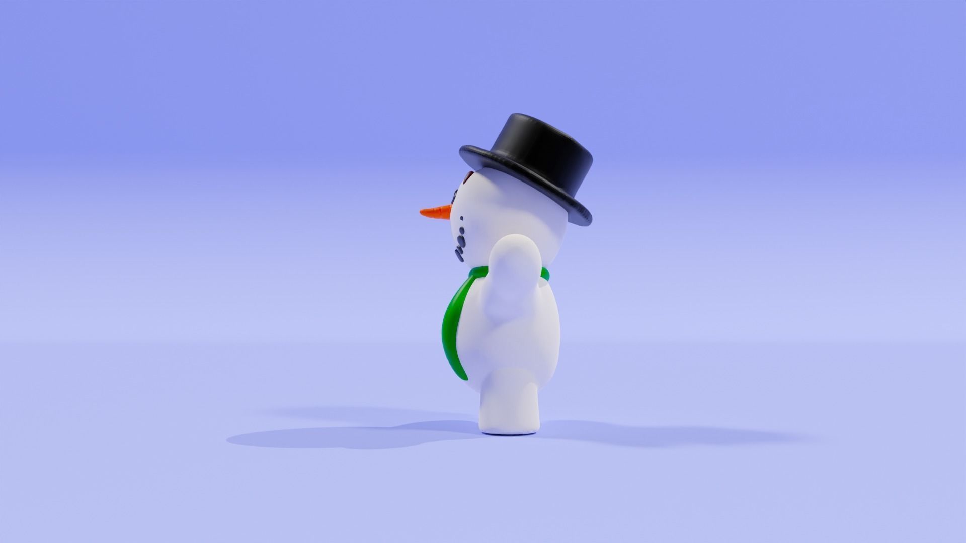 The Snowman from Knick Knack from Disney studios 3D model 3D printable ...