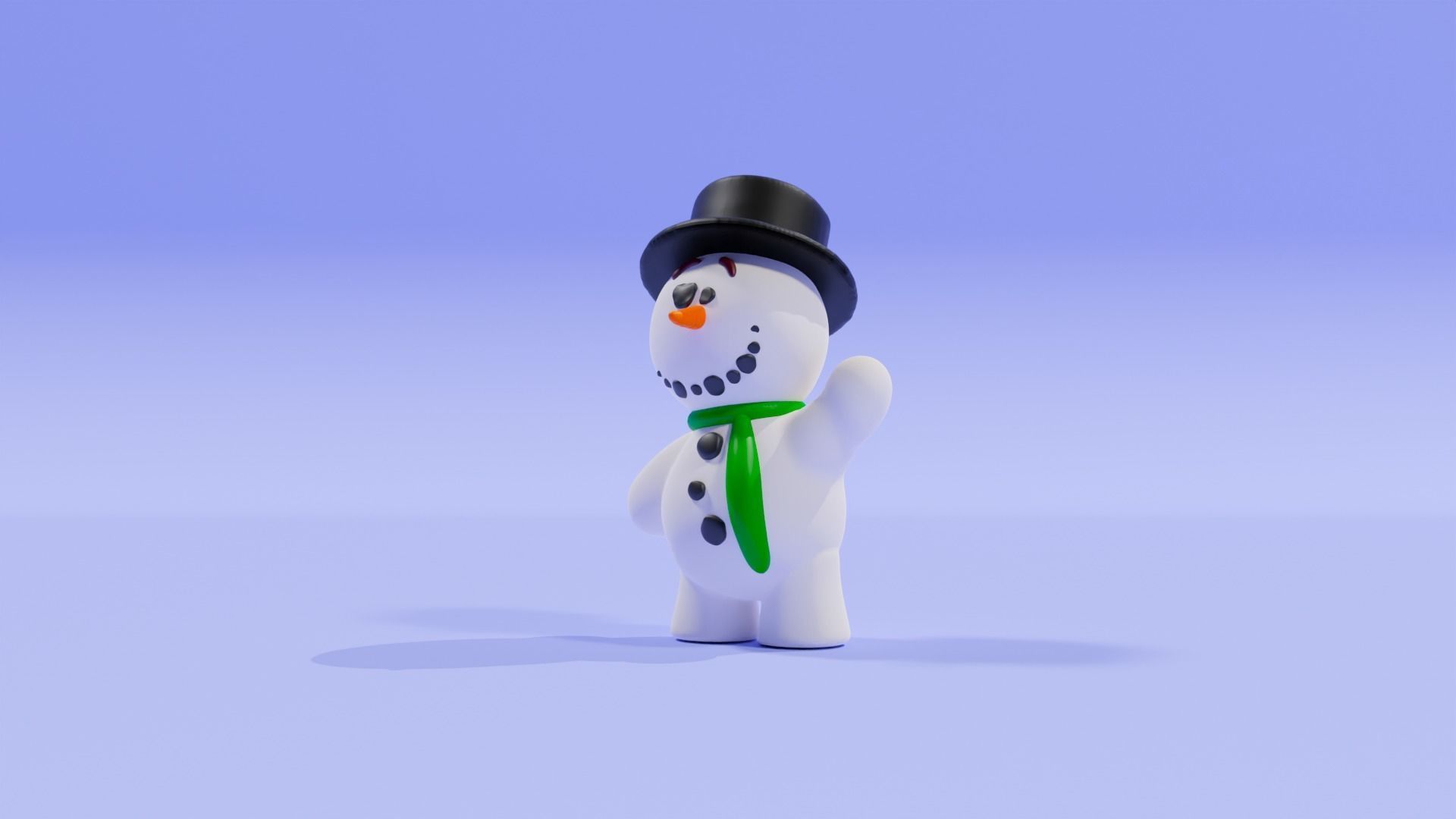 The Snowman from Knick Knack from Disney studios 3D model 3D printable ...