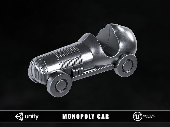 3D model Monopoly Car VR / AR / low-poly | CGTrader