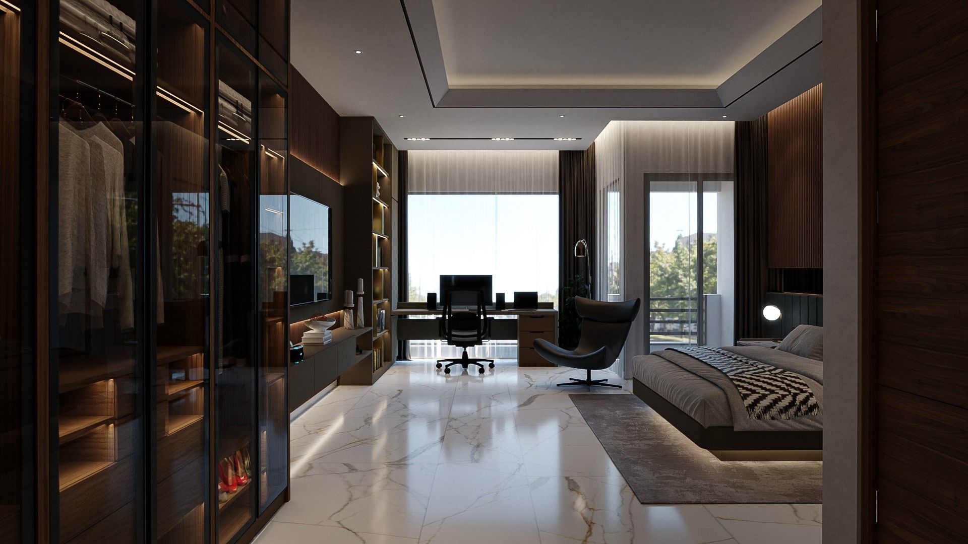 MasterBedroom - Contemporary Style Blend -Fbx -Obj 3D model | CGTrader