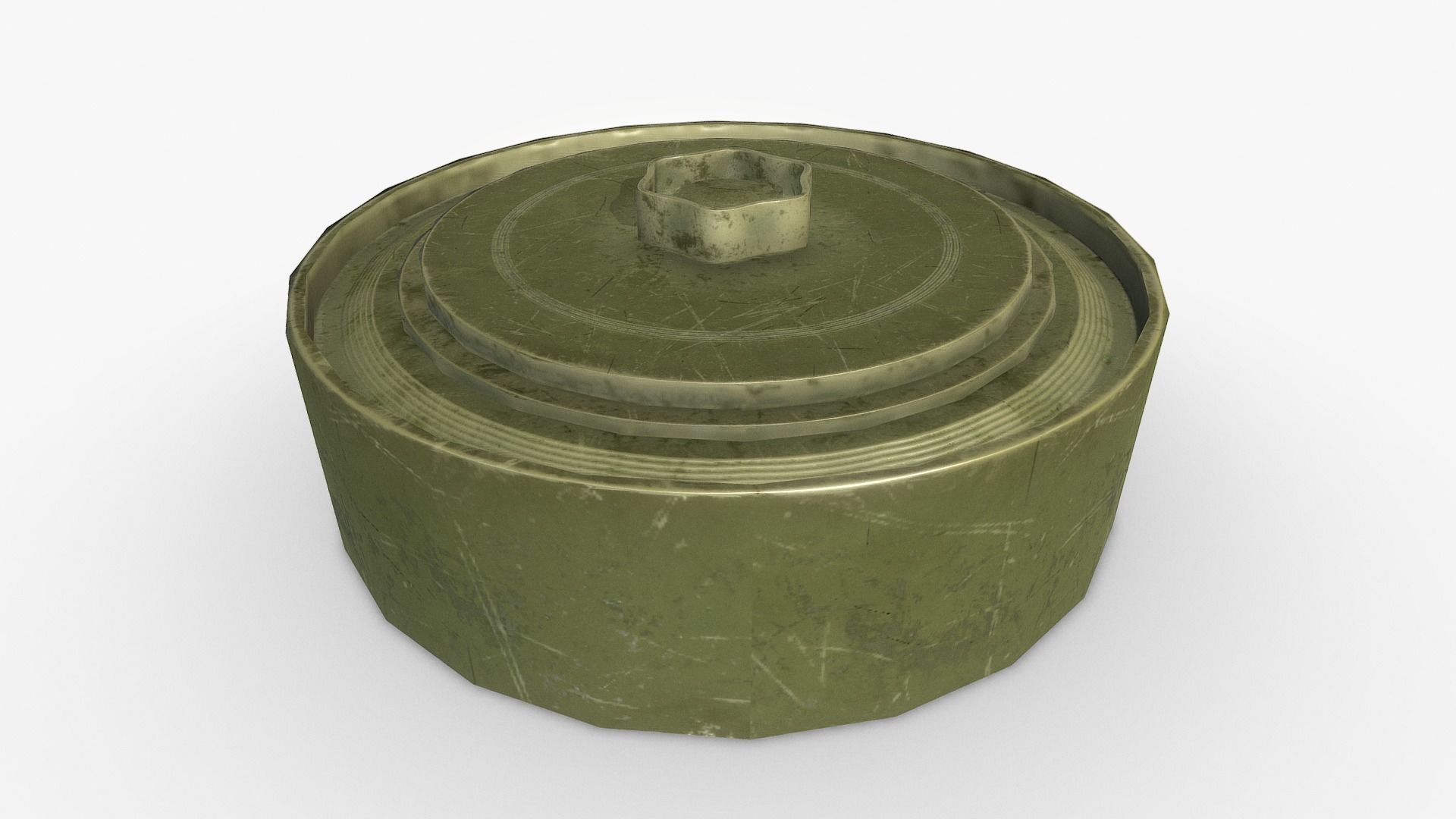 3D model Anti Tank Landmine VR / AR / low-poly | CGTrader