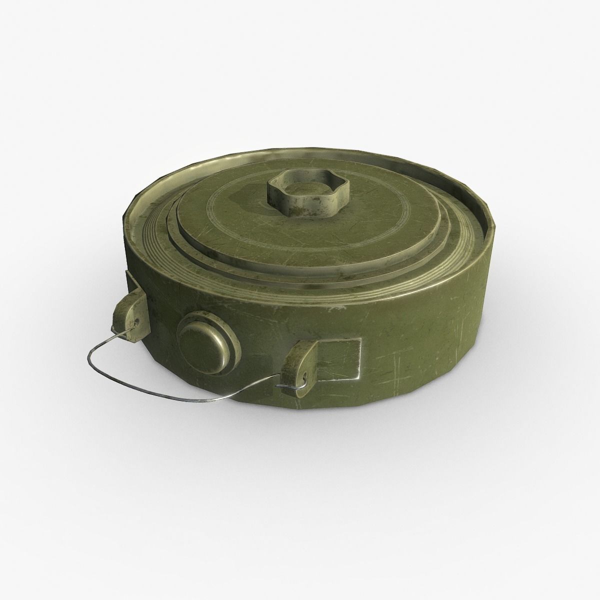 3D model Anti Tank Landmine VR / AR / low-poly | CGTrader