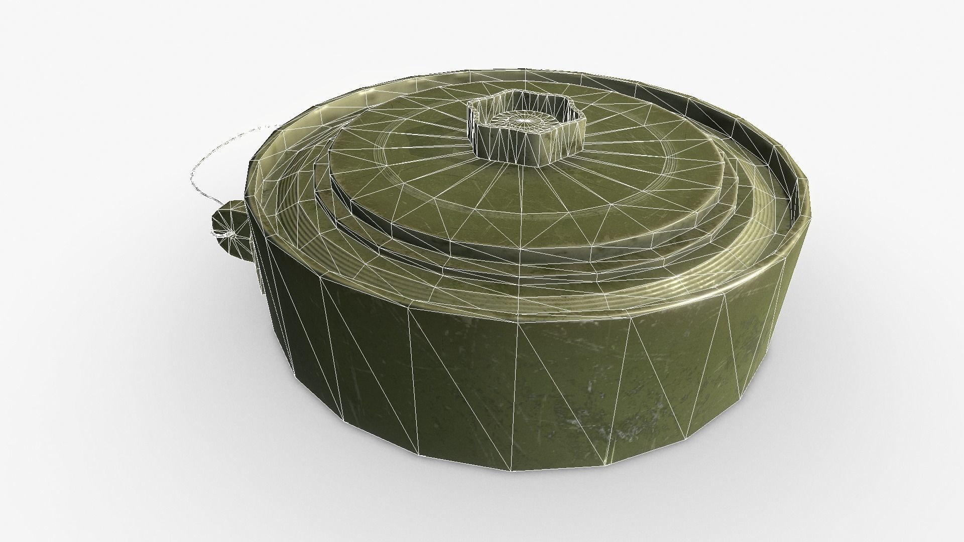 3D model Anti Tank Landmine VR / AR / low-poly | CGTrader