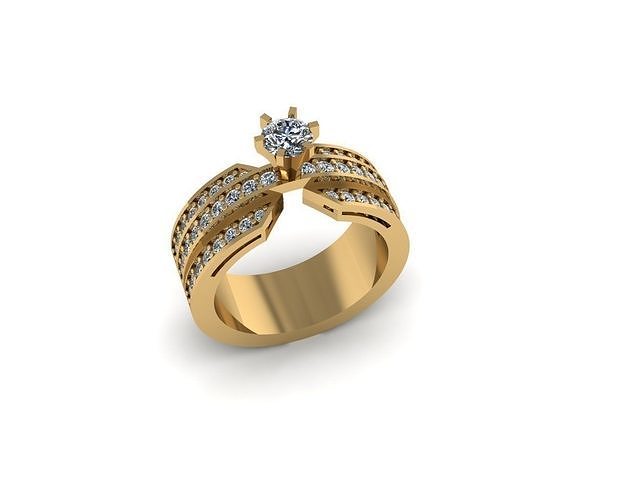 Rings 3D model 3D printable | CGTrader