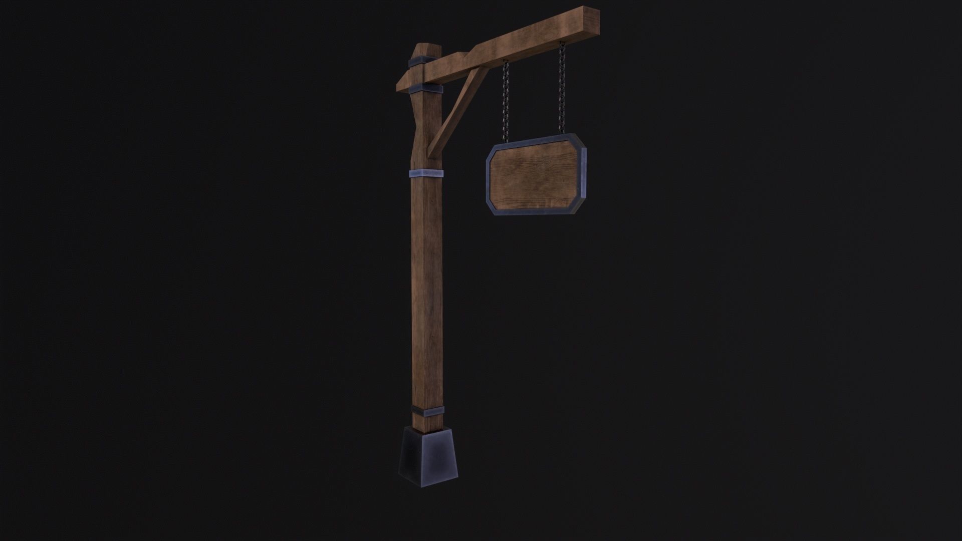 3D model Medieval sign VR / AR / low-poly | CGTrader