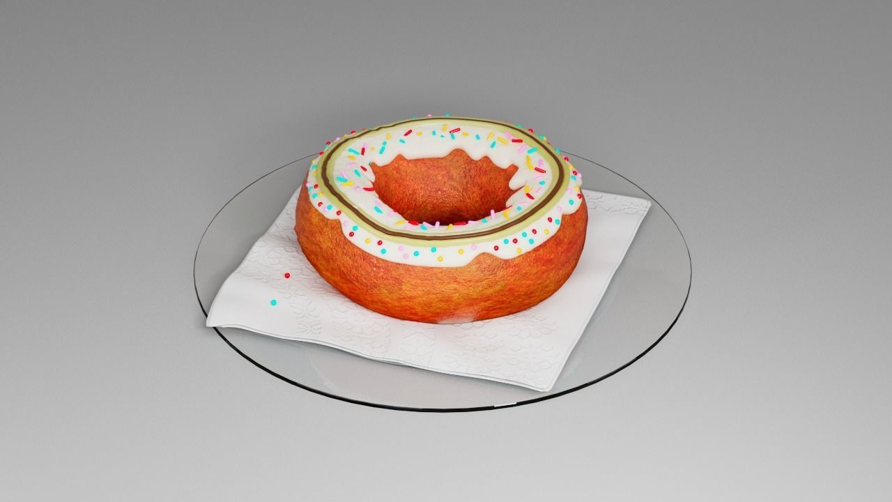 Donut 3D model | CGTrader