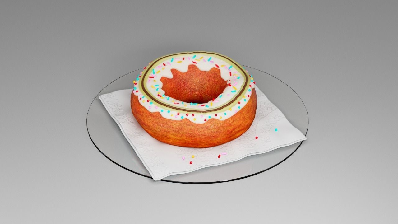 Donut 3D model | CGTrader