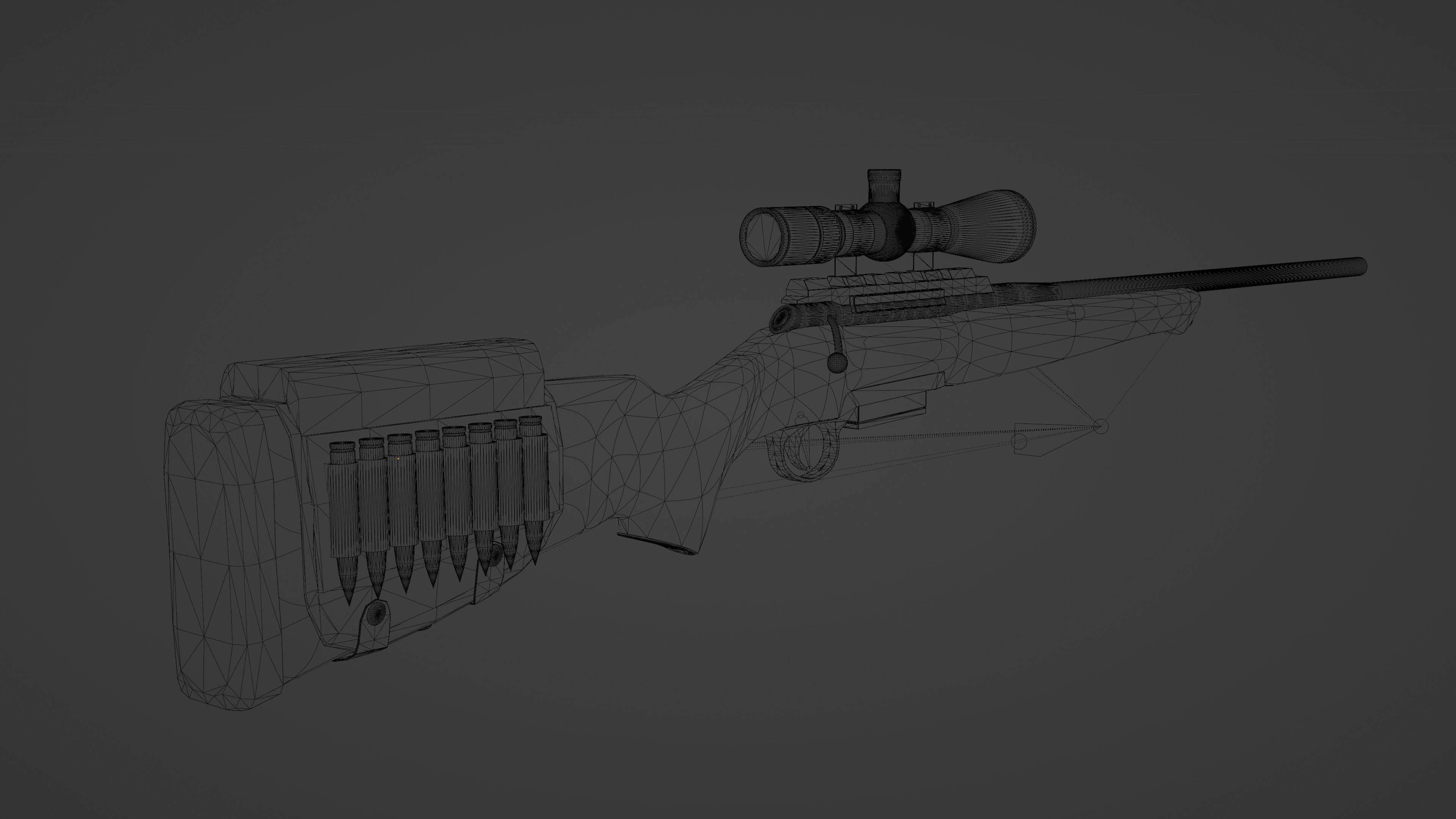 3D model SNIPER RIFLE VR / AR / low-poly | CGTrader