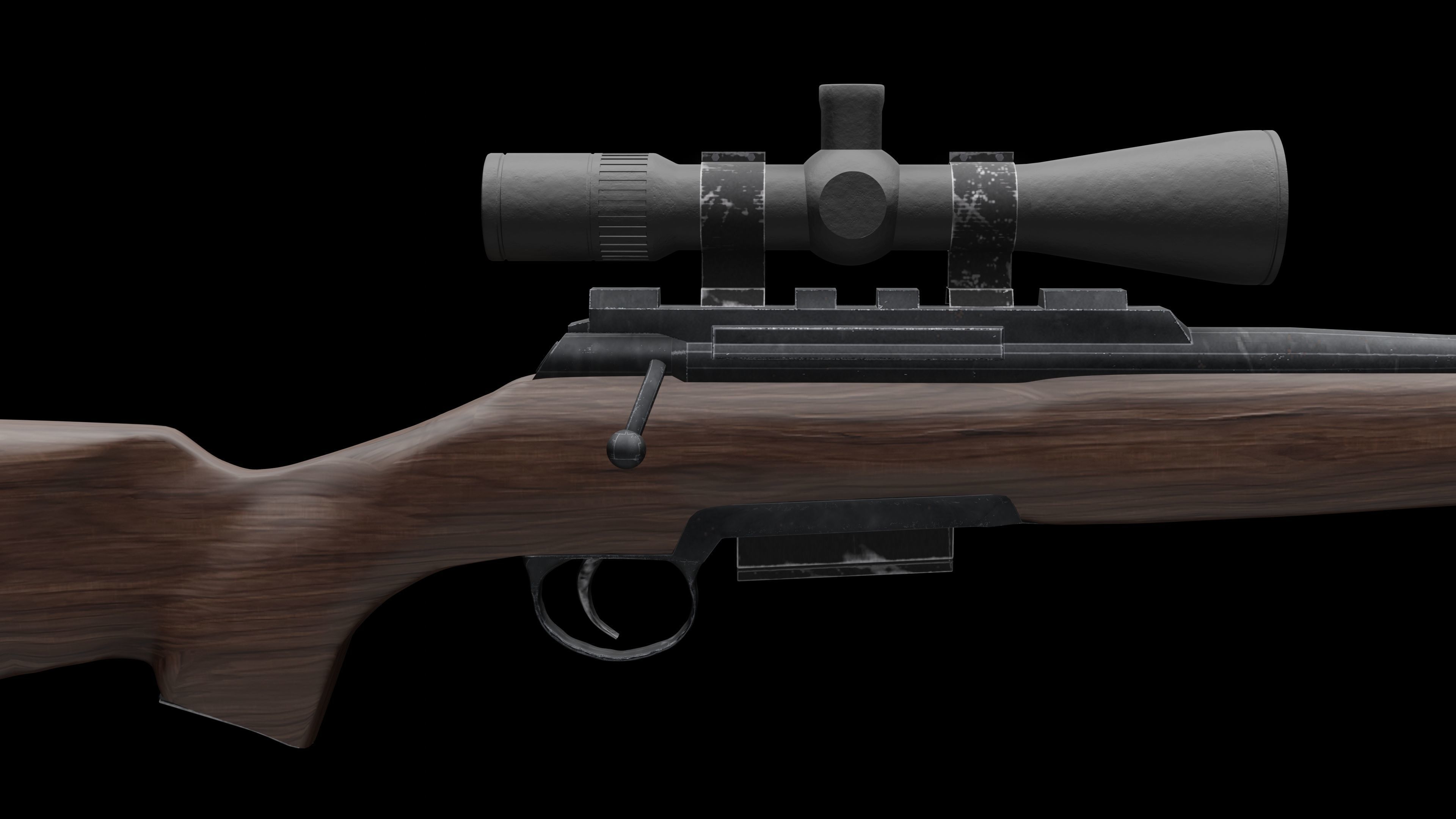 3D model SNIPER RIFLE VR / AR / low-poly | CGTrader