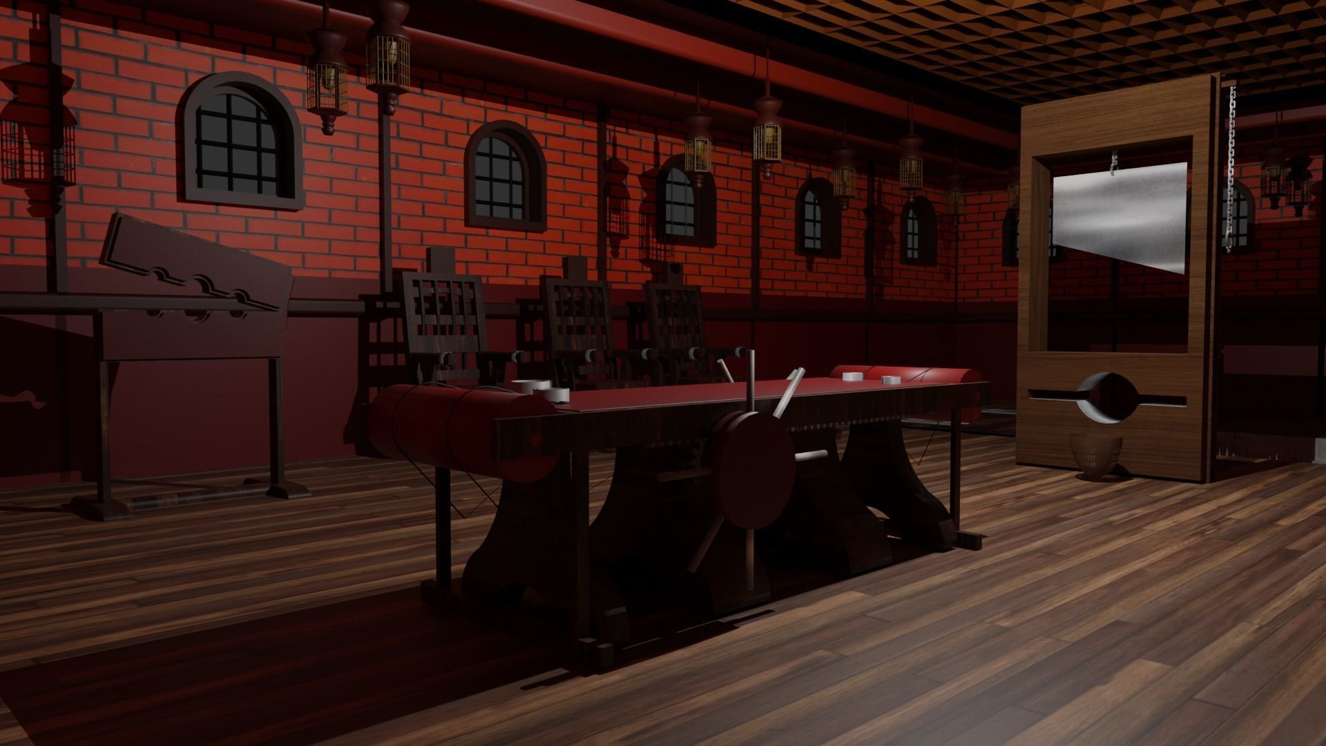 3D model Torture Chamber VR / AR / low-poly | CGTrader