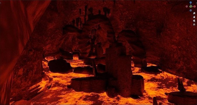 Lava Cave 3D Model free 3D model | CGTrader