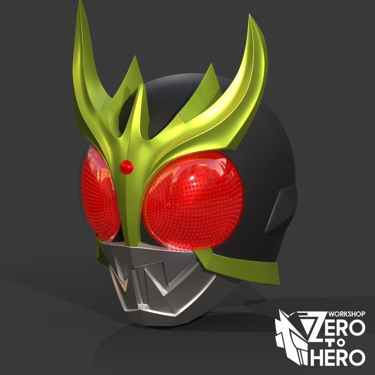Kamen Rider Kuuga Ultimate Form Helmet 3D model 3D printable | CGTrader