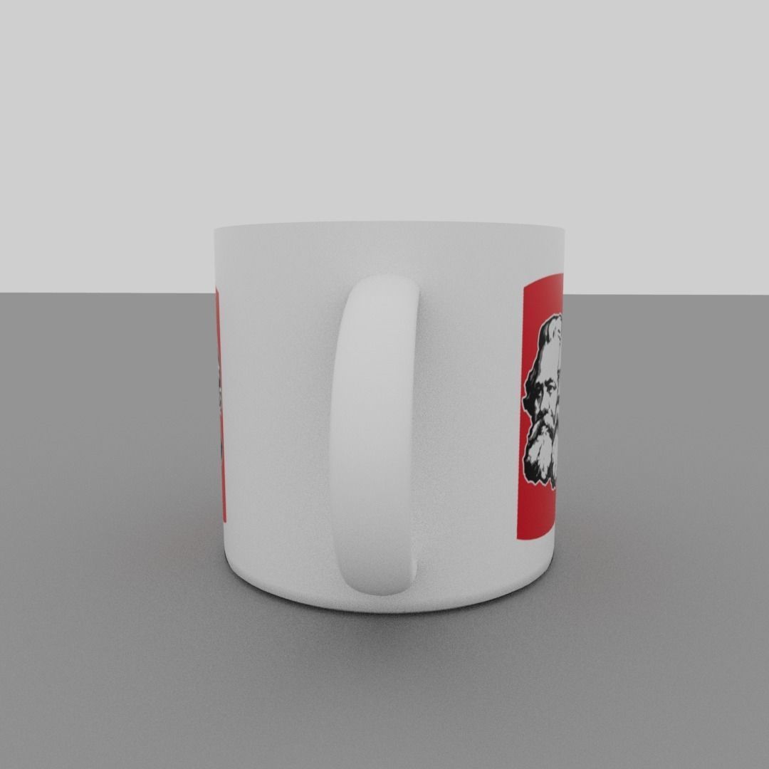 3D model Communist mug VR / AR / low-poly | CGTrader