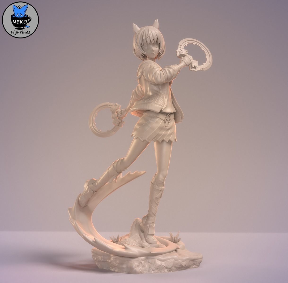 Mio - Xenoblade 3 Game Figurine for 3D Printing 3D model 3D printable ...