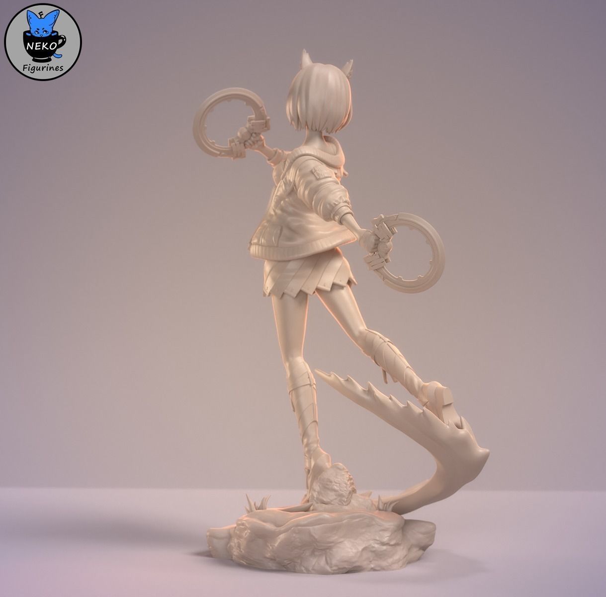 Mio - Xenoblade 3 Game Figurine for 3D Printing 3D model 3D printable ...