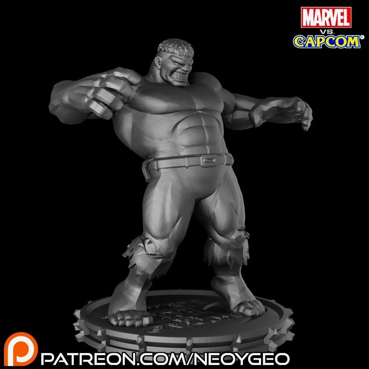 HULK - MARVEL VS CAPCOM 3 3D model 3D printable | CGTrader