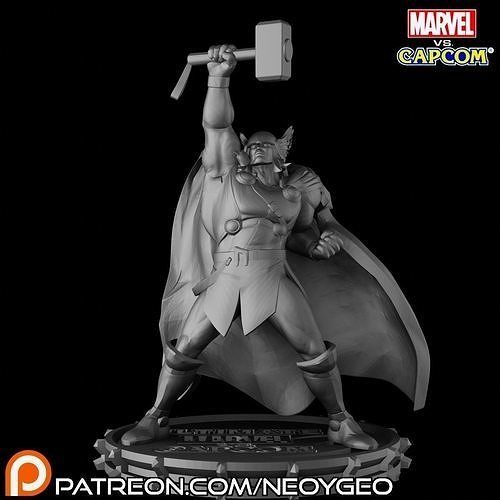 THOR - MARVEL VS CAPCOM 3 3D model 3D printable | CGTrader