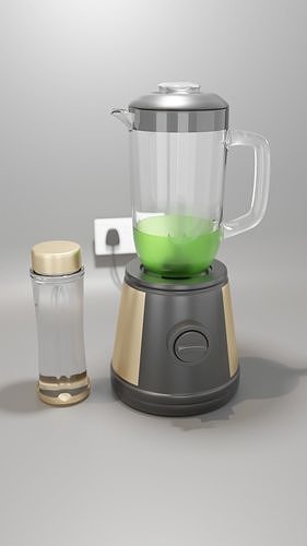 ELECTRIC BLENDER free VR / AR / low-poly 3D model | CGTrader