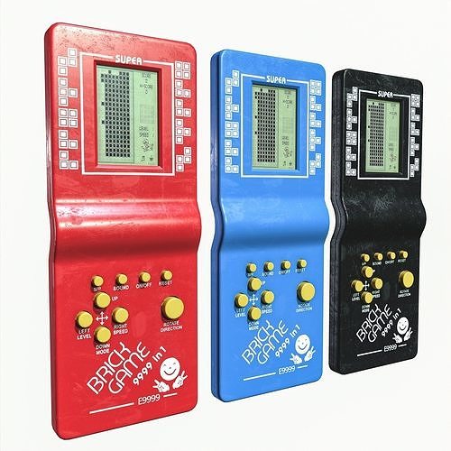 3D model Brick Game Console Package VR / AR / low-poly | CGTrader