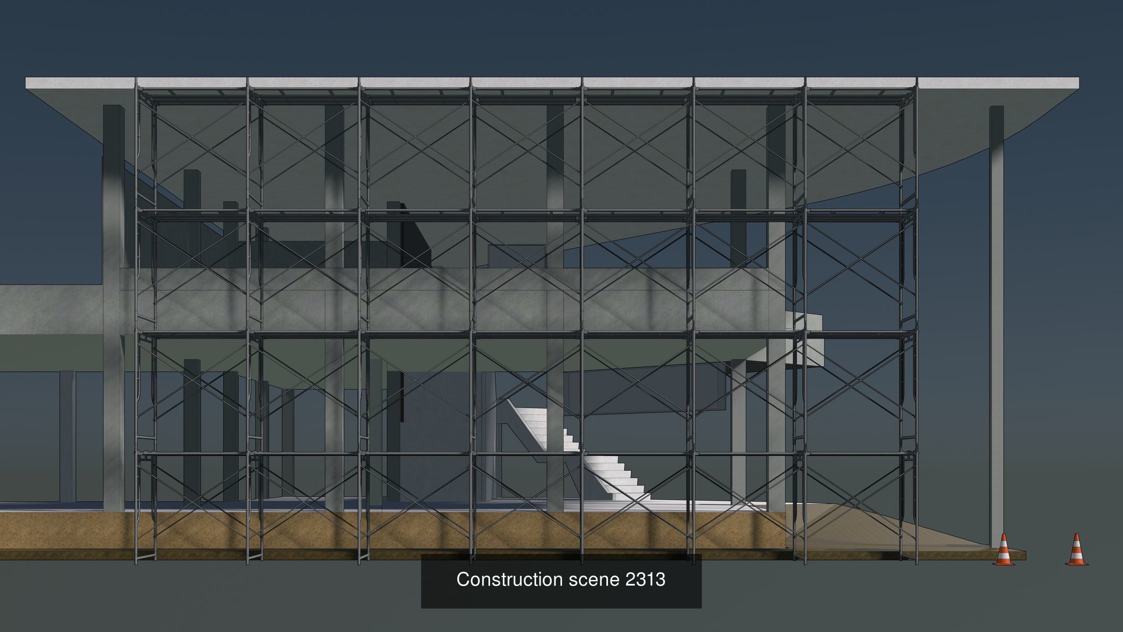 Building under construction 3D Model Collection | CGTrader