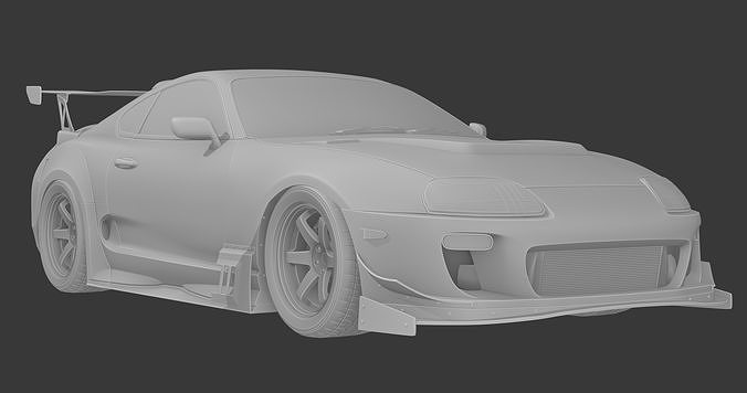3D model TOYOTA SUPRA VARIS RIDOX VR / AR / low-poly | CGTrader