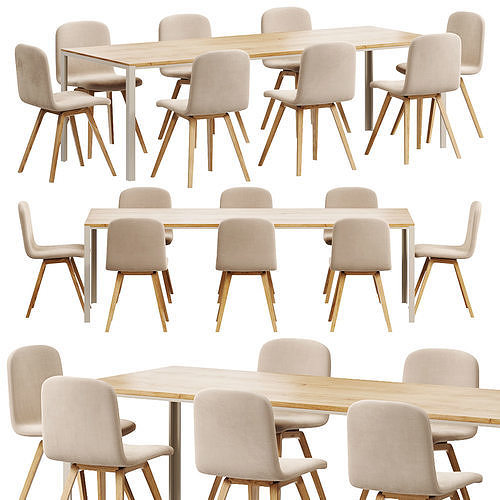 Link Dining Tables 3D model | CGTrader