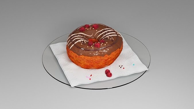 Donut six 3D model | CGTrader