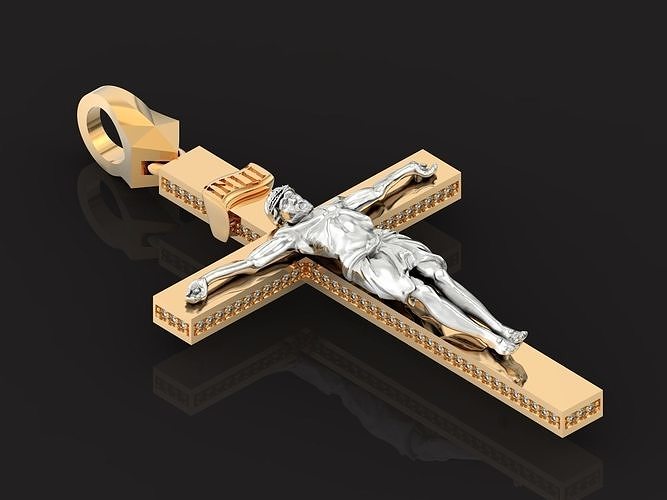 cross orthodox with the crucifix of jesus 993 3D model 3D printable ...