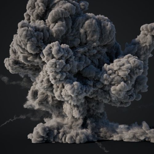 VDB Animated Explosion 7 vol1 3D model animated | CGTrader