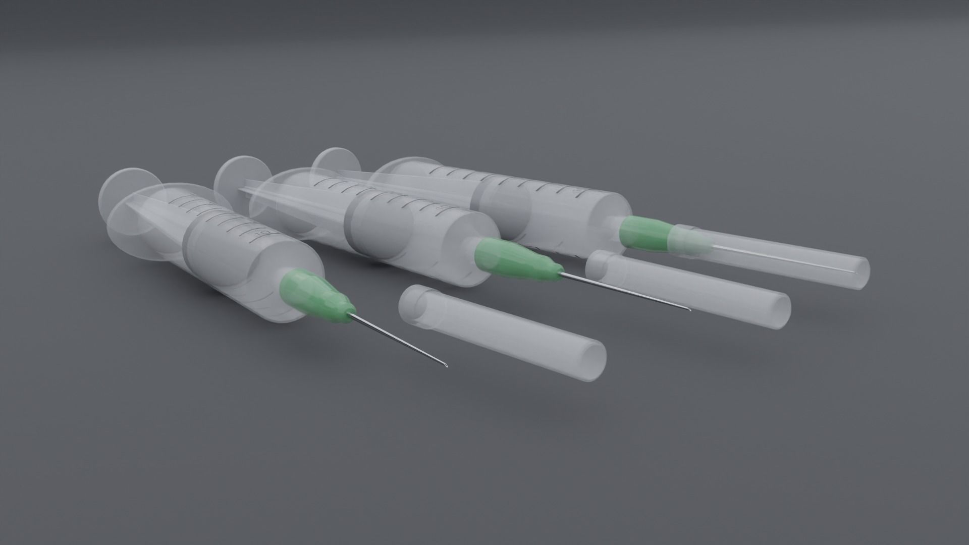 Syringe free VR / AR / low-poly 3D model | CGTrader