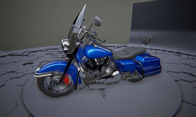 Harley Davidson Road King 3D model | CGTrader