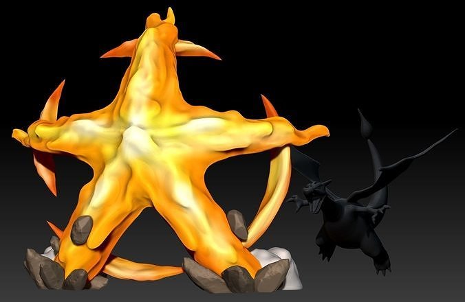 Pokemon Move Fire Blast 3D model 3D printable | CGTrader