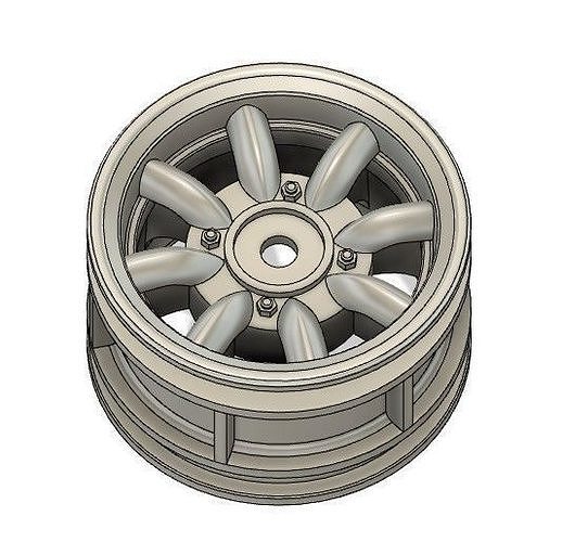 Mini lite 42mm rc Rim STL file 3D model 3D printable | CGTrader