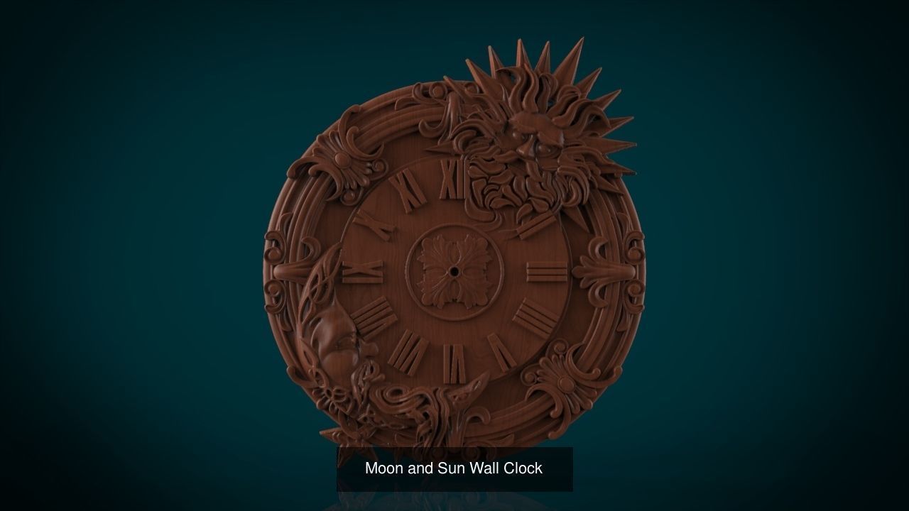 Wall Clock Collection 3D printable | CGTrader